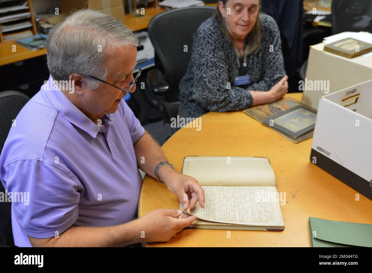 David Powless provides some insights to boxes of photos and articles ...