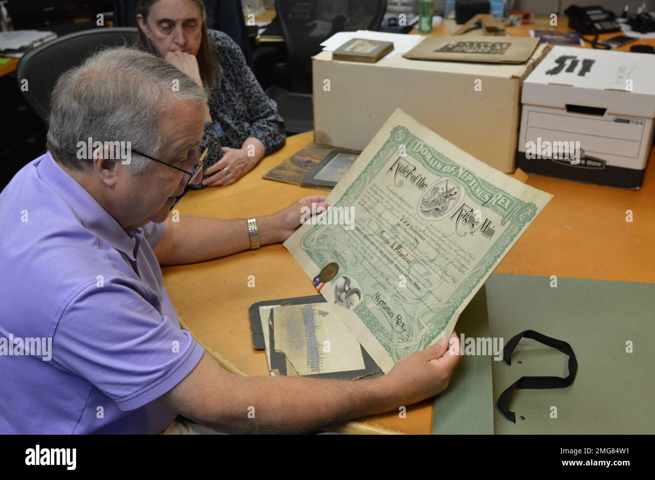 David Powless provides some insights to boxes of photos and articles ...