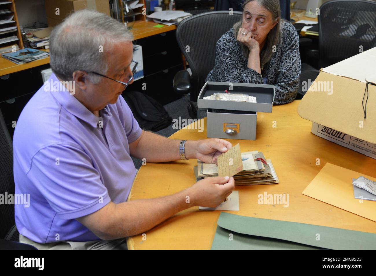 David Powless provides some insights to boxes of photos and articles ...