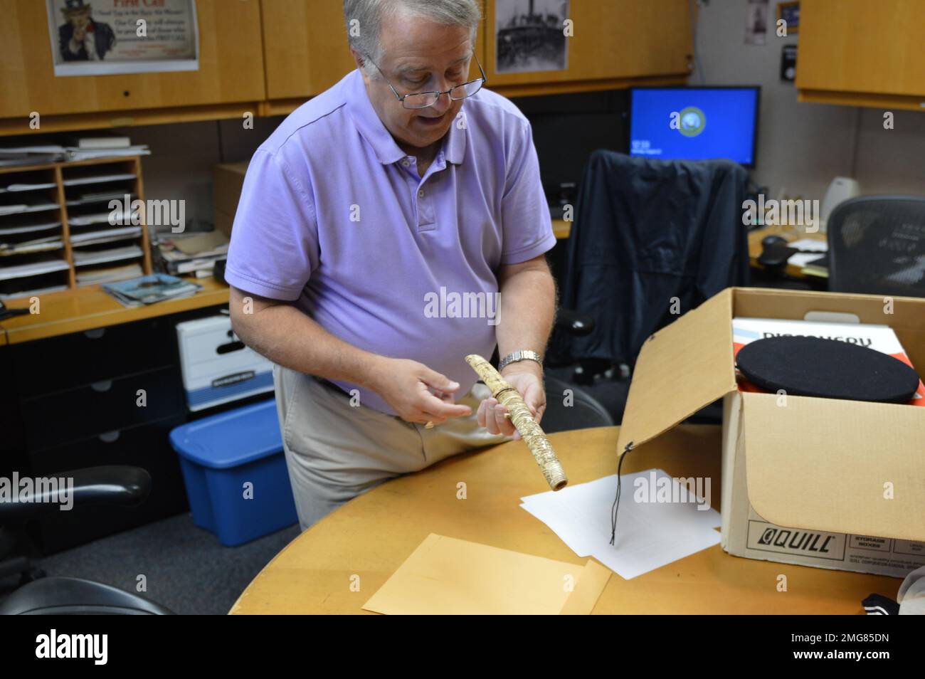 David Powless provides some insights to boxes of photos and articles ...