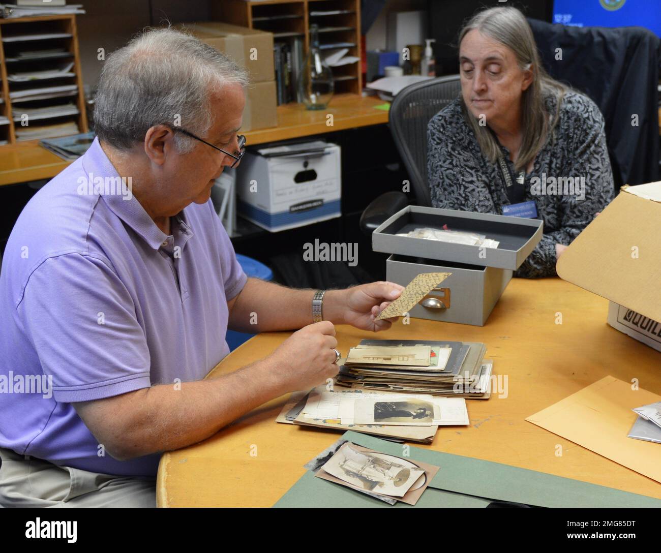 David Powless provides some insights to boxes of photos and articles ...