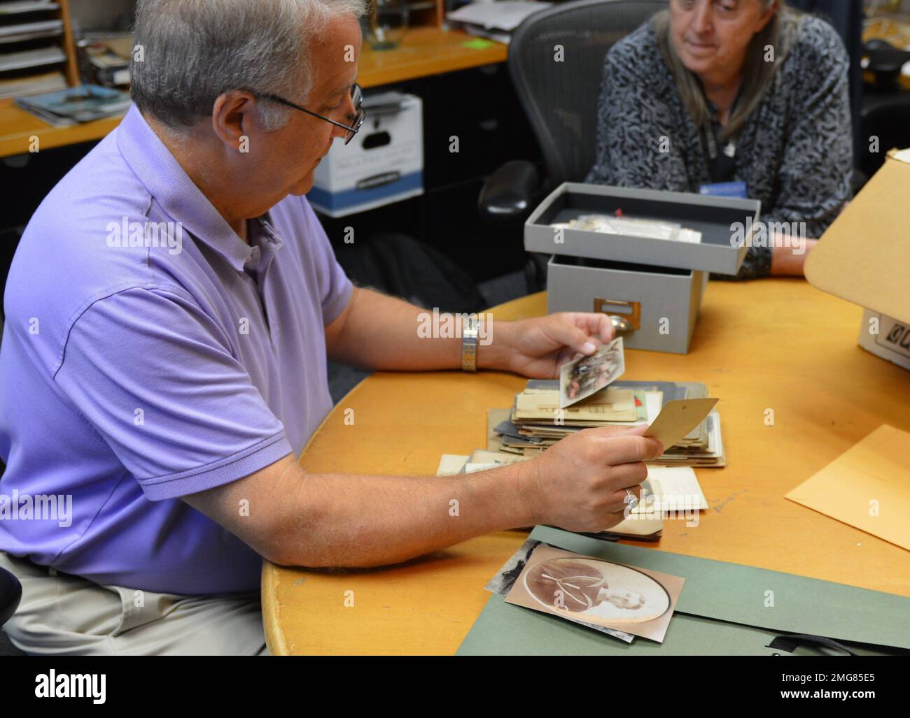 David Powless provides some insights to boxes of photos and articles ...