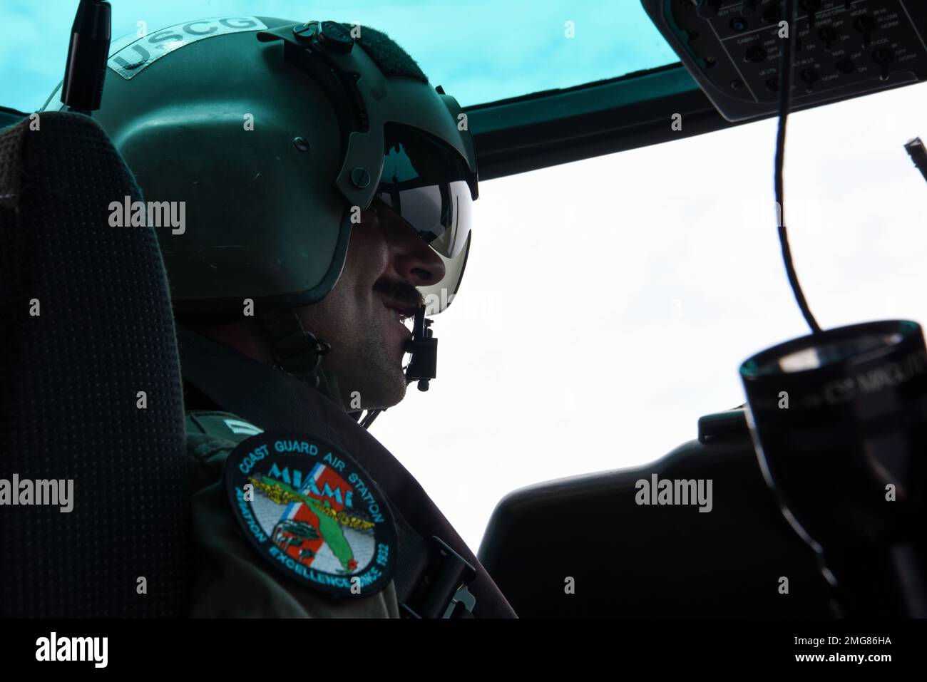 U.S. Coast Guard Lt. Caleb assigned to Coast Guard Air Station Miami ...