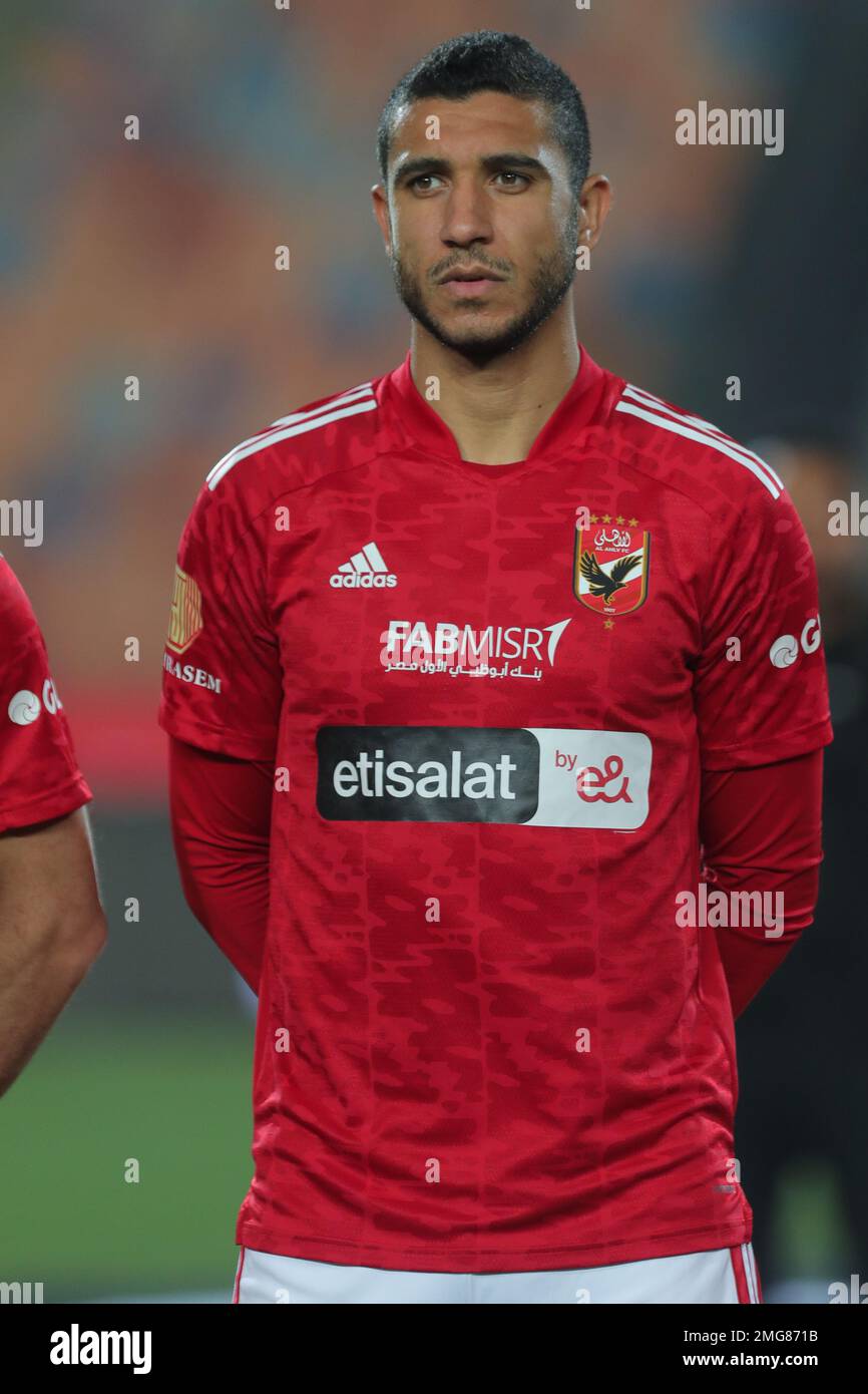 EGYPT, CAIRO, 24 January 2023 - Rami Rabia of Al Ahly SC looks on ...