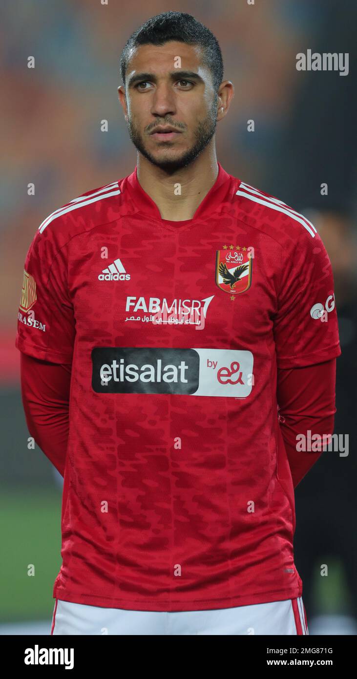EGYPT, CAIRO, 24 January 2023 - Rami Rabia of Al Ahly SC looks on ...