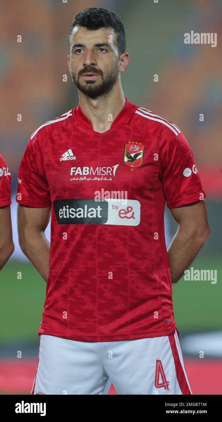 EGYPT, CAIRO, 24 January 2023 - Mahmoud Metwaly of Al Ahly SC looks on ...
