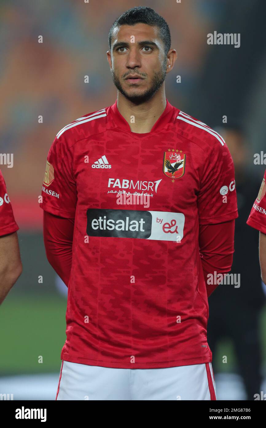 EGYPT, CAIRO, 24 January 2023 - Rami Rabia of Al Ahly SC looks on ...