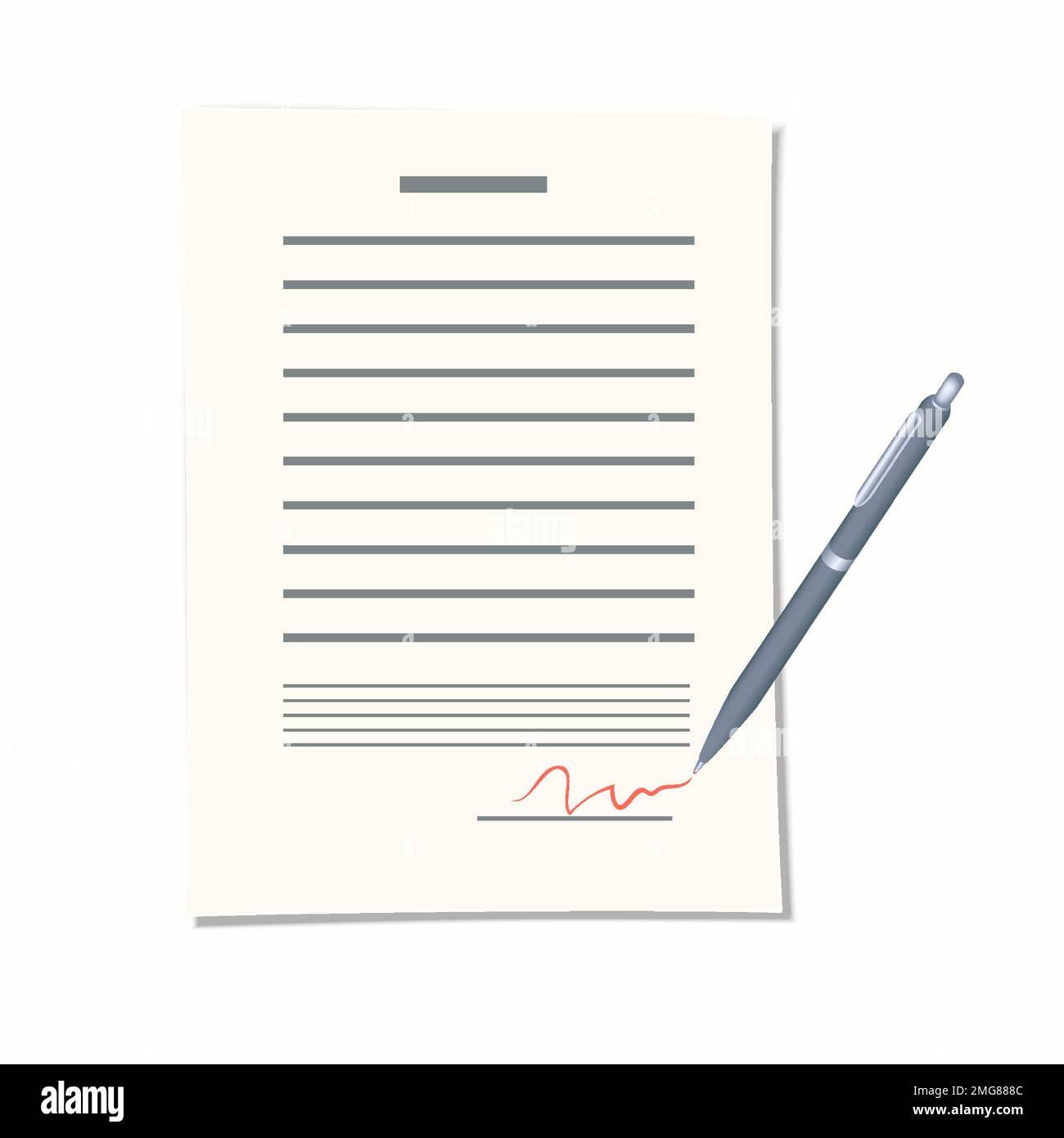 Signing over Stock Vector Images - Alamy