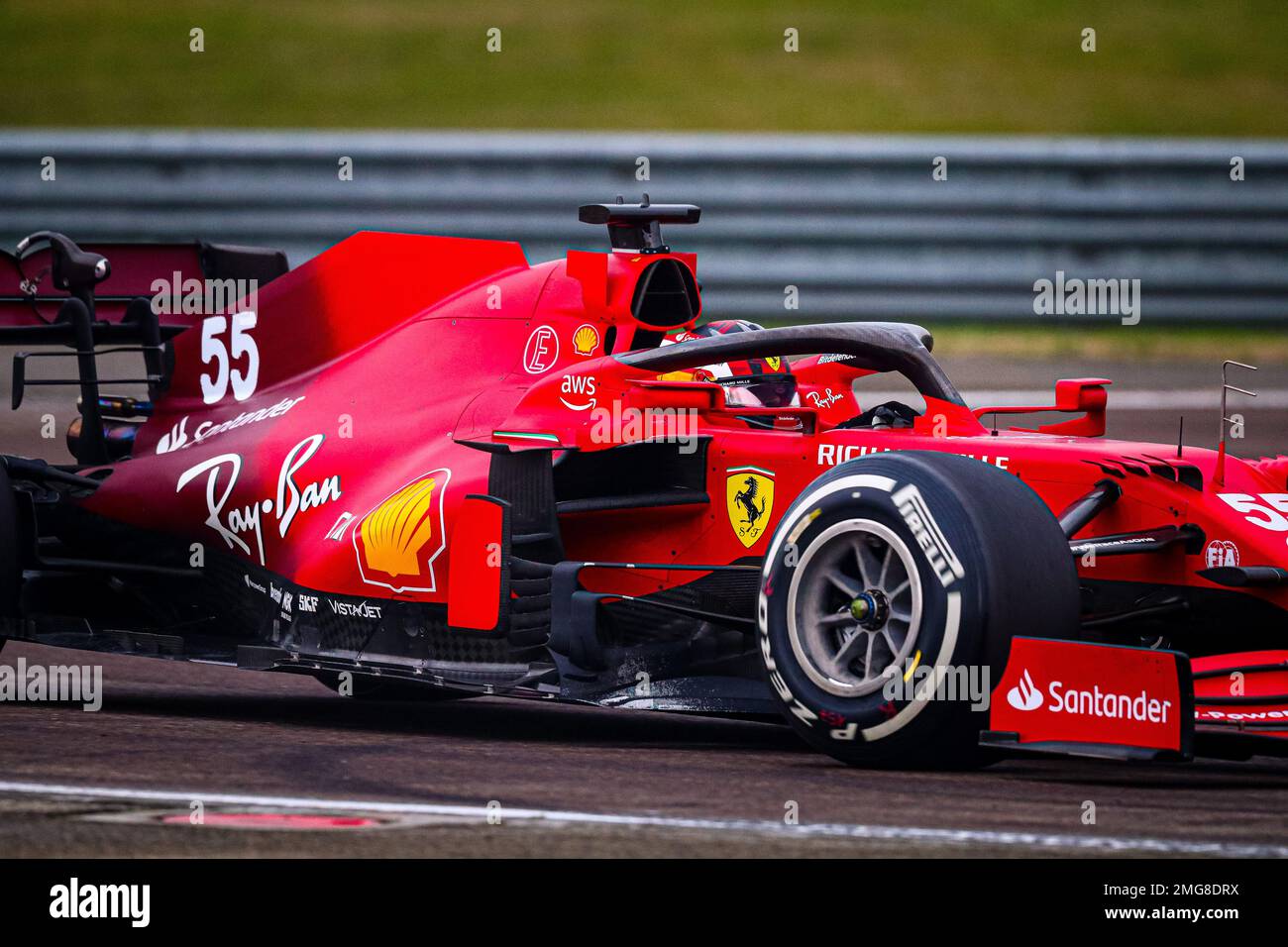 #55 Carlos Sainz, Scuderia Ferrari during a test with the old 2021 ...