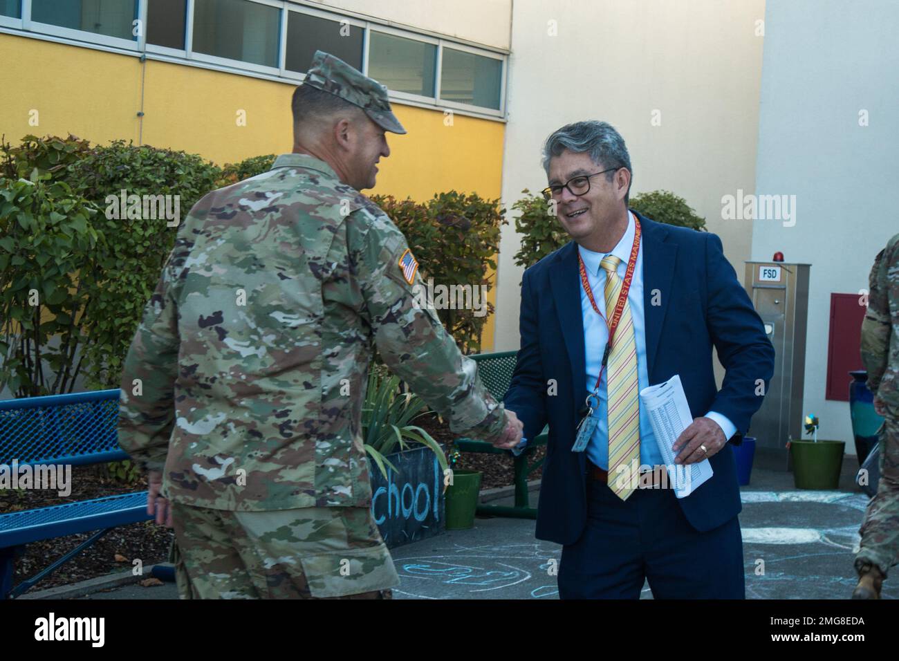 Col. Stephen Marr, chief of staff, 7th Army Training Command, and ...