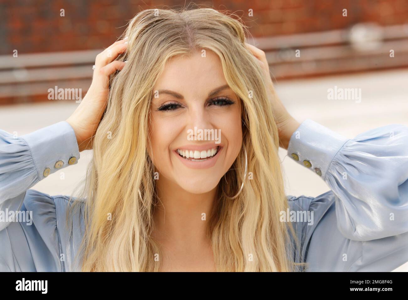 Country singer and guitarist Lindsay Ell poses Aug. 3, 2020, in ...