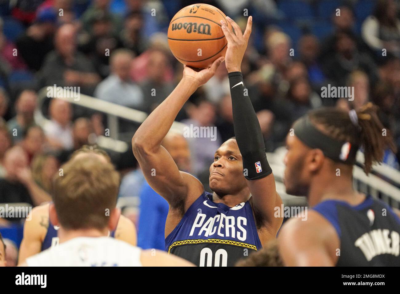 Orlando, Florida, USA, January 25, 2023, Indiana Pacers guard Bennedict ...