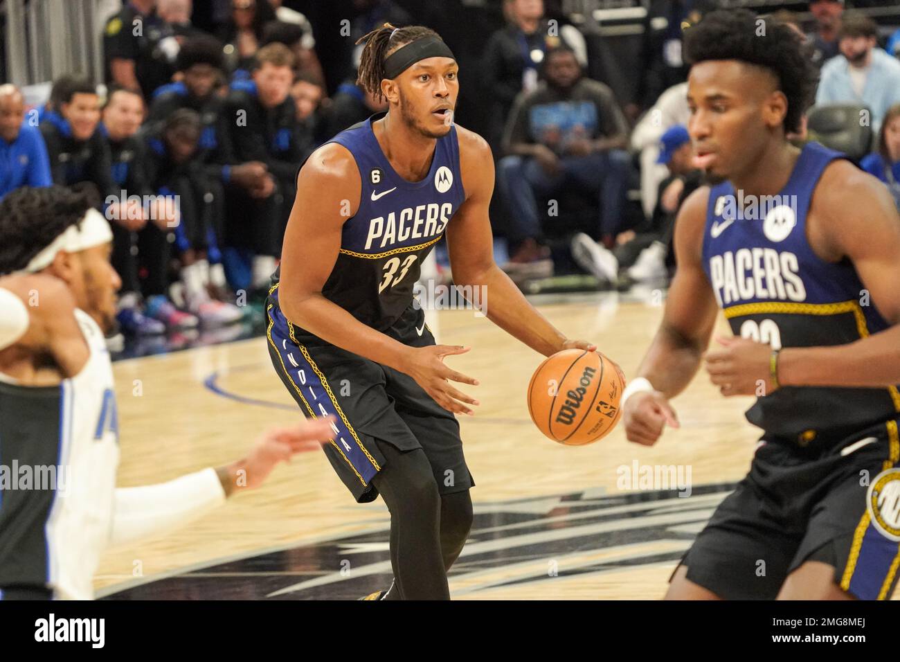 Orlando, Florida, USA, January 25, 2023, Indiana Pacers center Myles ...