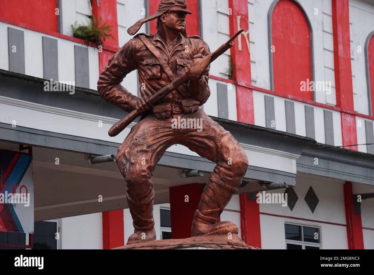 Soedanco Soepriyadi monument. He is Indonesian hero from Blitar and the ...