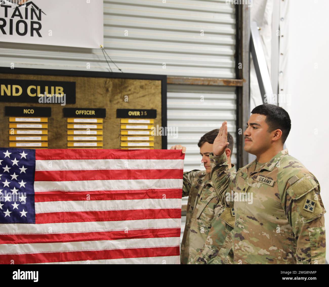 Sgt. David Luna with Charlie Company, 1st Battalion 41st Infantry ...