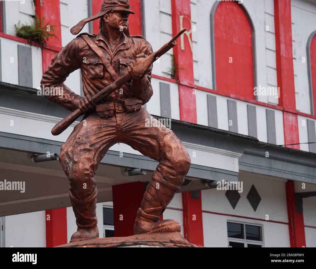 Soedanco Soepriyadi monument. He is Indonesian hero from Blitar and the ...
