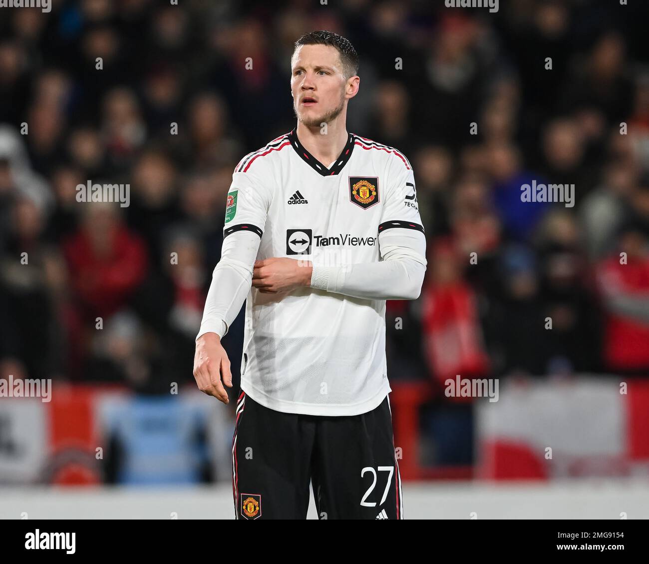 Wout Weghorst 27 Of Manchester United During The Carabao Cup Semi