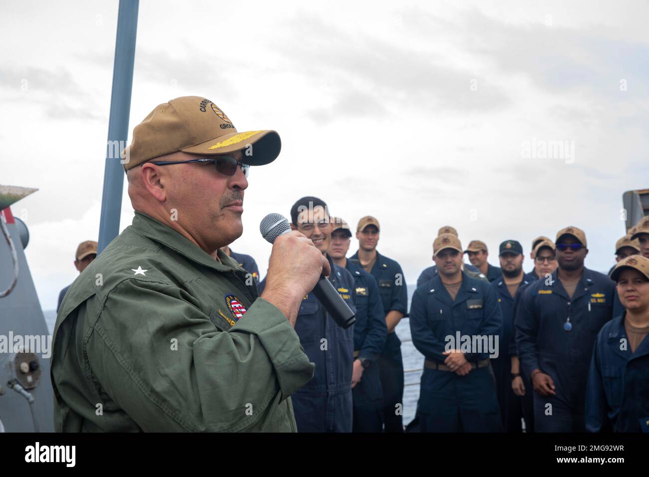 220822-N-FD648-1174 ATLANTIC OCEAN (Aug. 22, 2022) Rear Adm. Dennis ...
