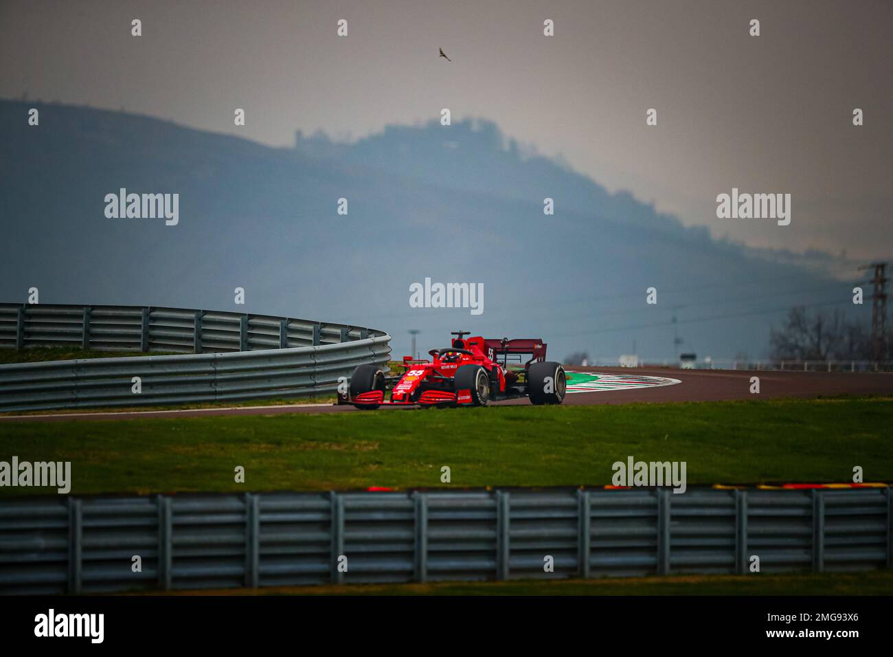 #55 Carlos Sainz, Scuderia Ferrari during a test with the old 2021 ...