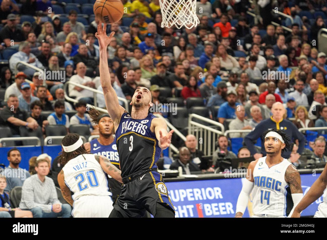 Orlando, Florida, USA, January 25, 2023, Indiana Pacers guard Chris ...