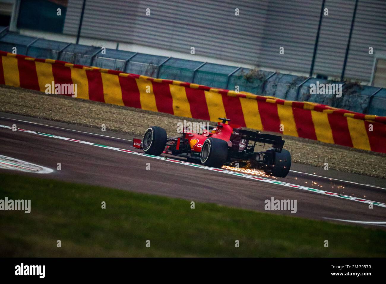 #55 Carlos Sainz, Scuderia Ferrari during a test with the old 2021 ...