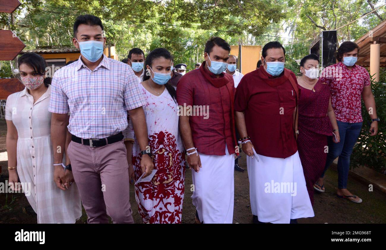 Mahinda Rajapaksa Voting