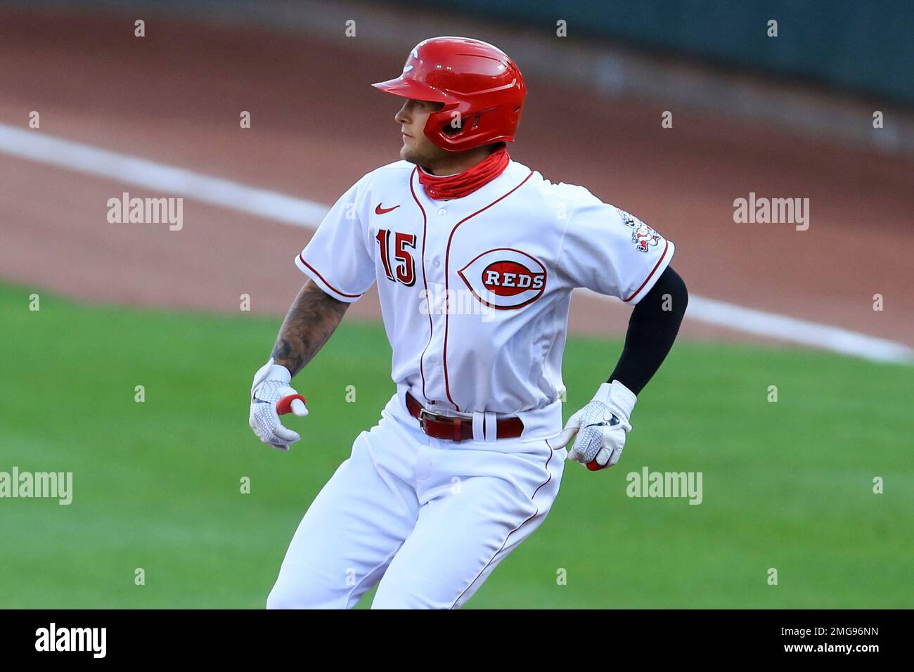 Cincinnati Reds' Nick Senzel (15) during a baseball game against the ...