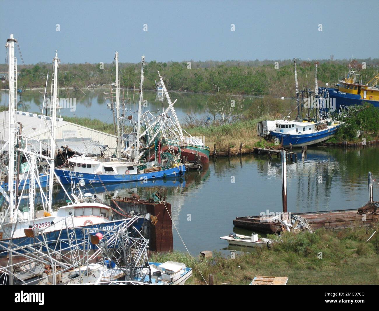 Aftermath - Displaced Boats - Empire, Louisiana - 26-HK-26-51 ...