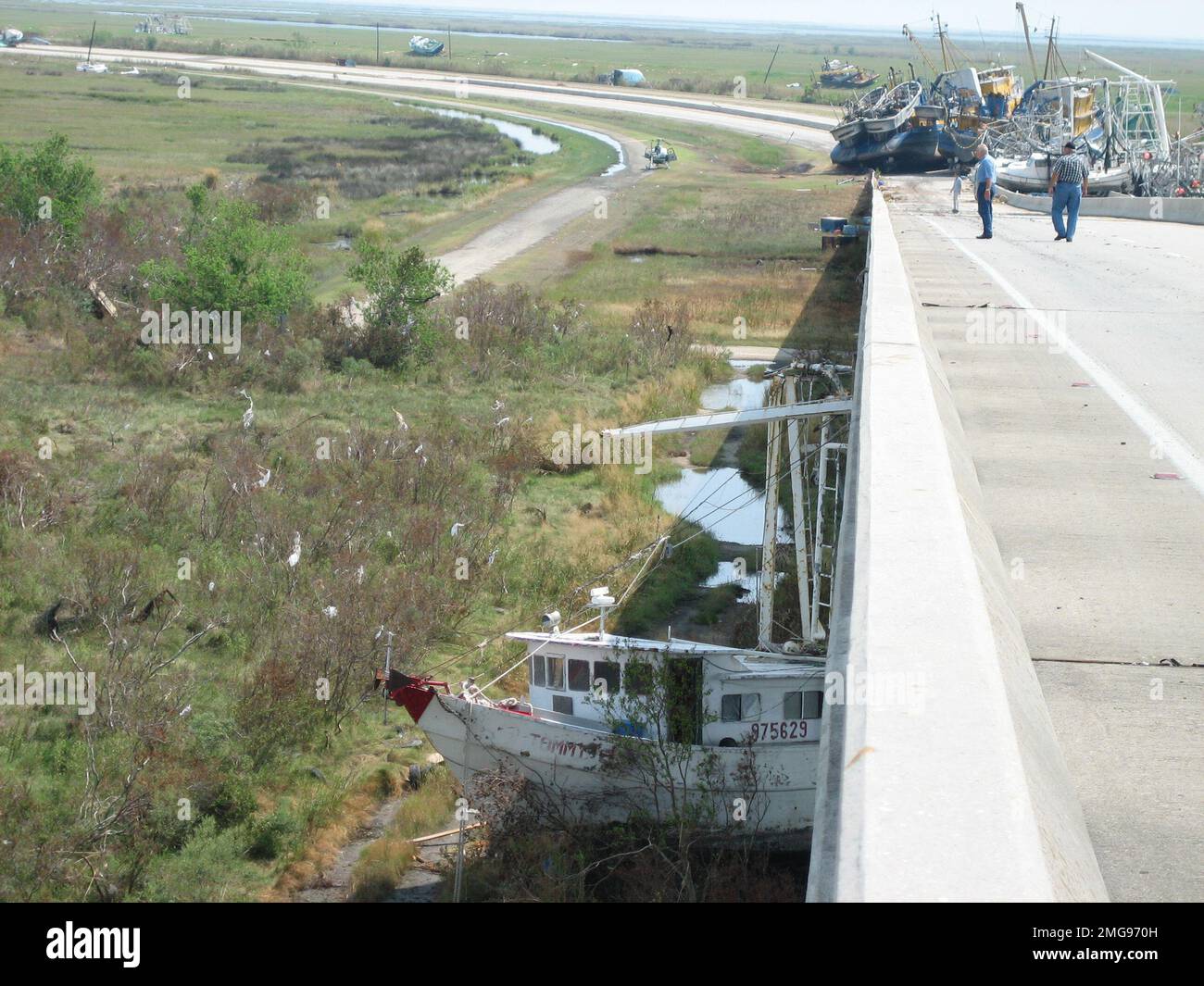 Aftermath - Displaced Boats - Empire, Louisiana - 26-HK-26-53 ...