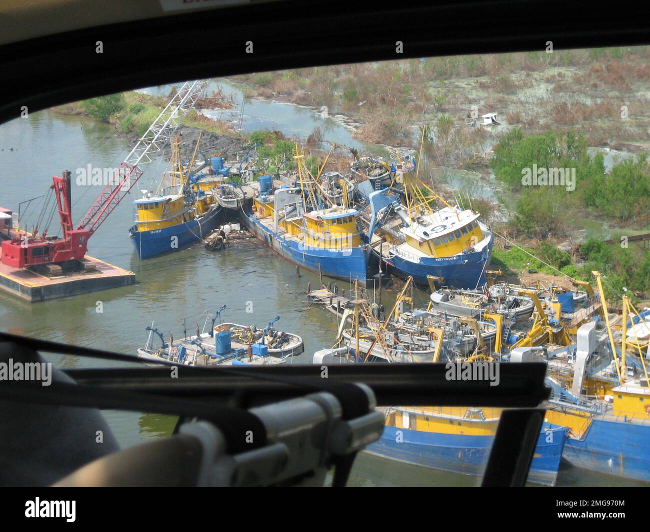 Aftermath - Displaced Boats - Empire, Louisiana - 26-HK-26-67 ...