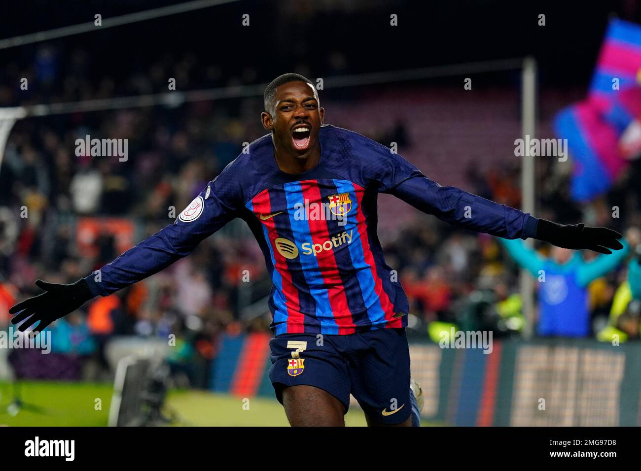 Barcelona, Spain. 25th Jan, 2023. Ousmane Dembele (FC Barcelona ...