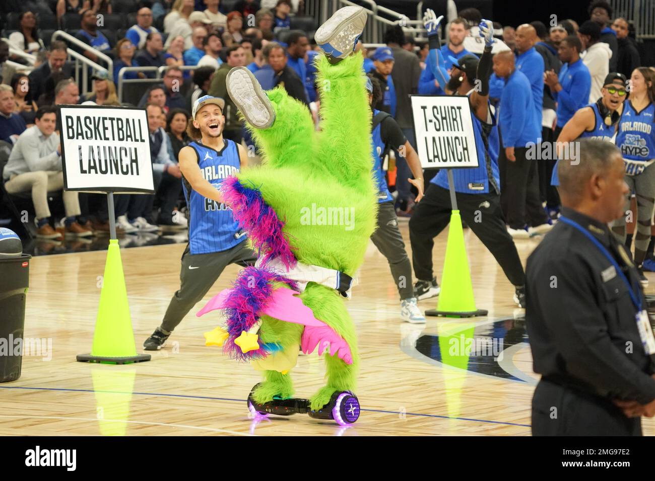 Orlando, Florida, USA, January 25, 2023, Orlando Magic Maskot Stuff The ...
