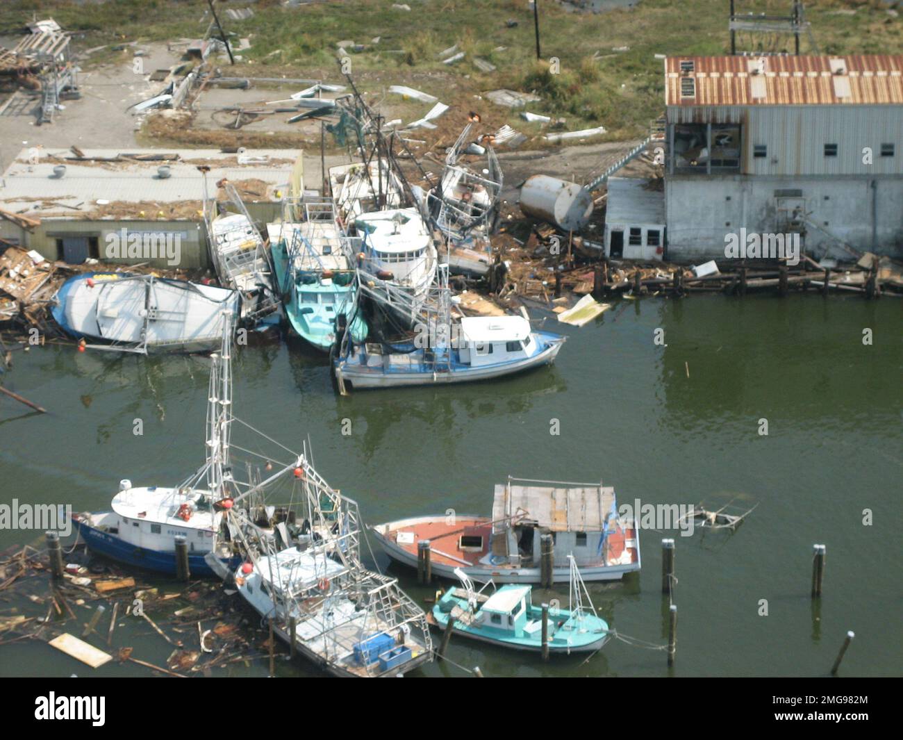 Aftermath - Displaced Boats - Empire, Louisiana - 26-HK-26-105 ...