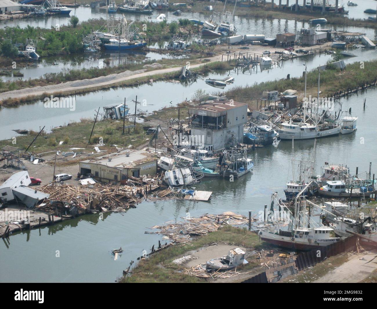 Aftermath - Displaced Boats - Empire, Louisiana - 26-HK-26-103 ...