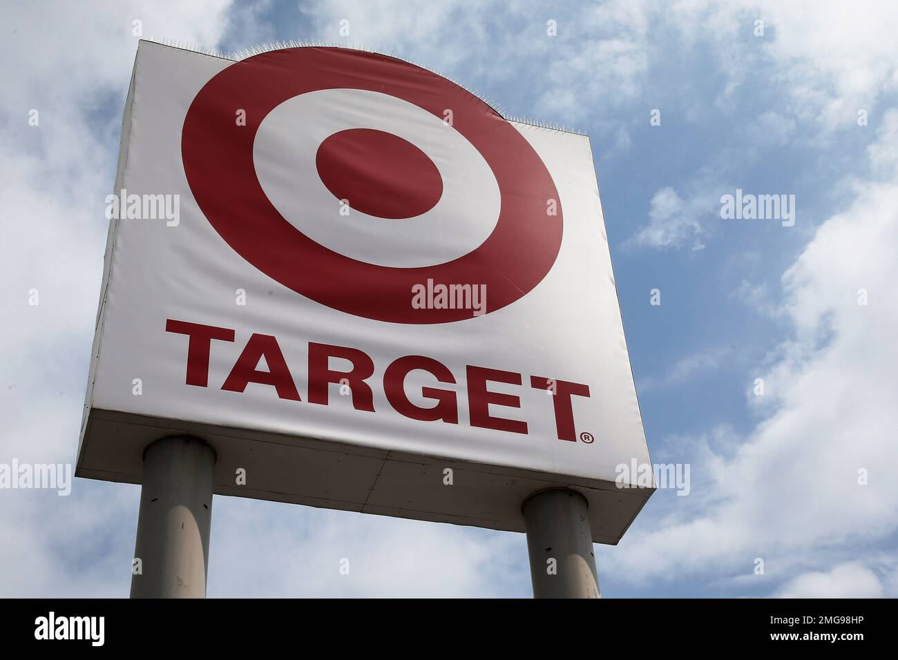 Signage is pictured at a Target store Tuesday, Aug. 4, 2020, in ...