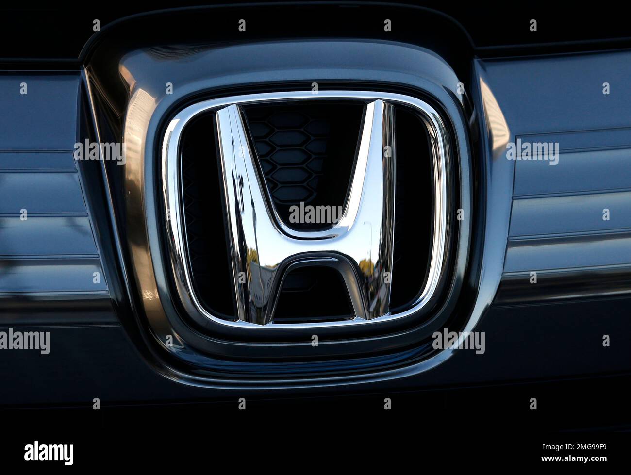 FILE - In this Jan. 11, 2016, file photo, the logo of Honda Motor Co ...