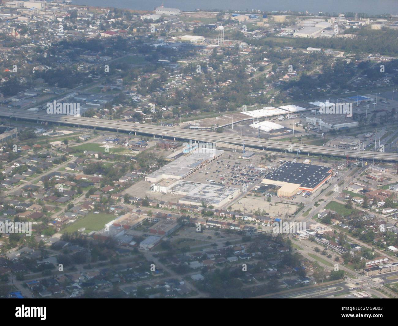 Aerial and Satellite Images - 26-HK-19-74. Hurricane Katrina Stock ...