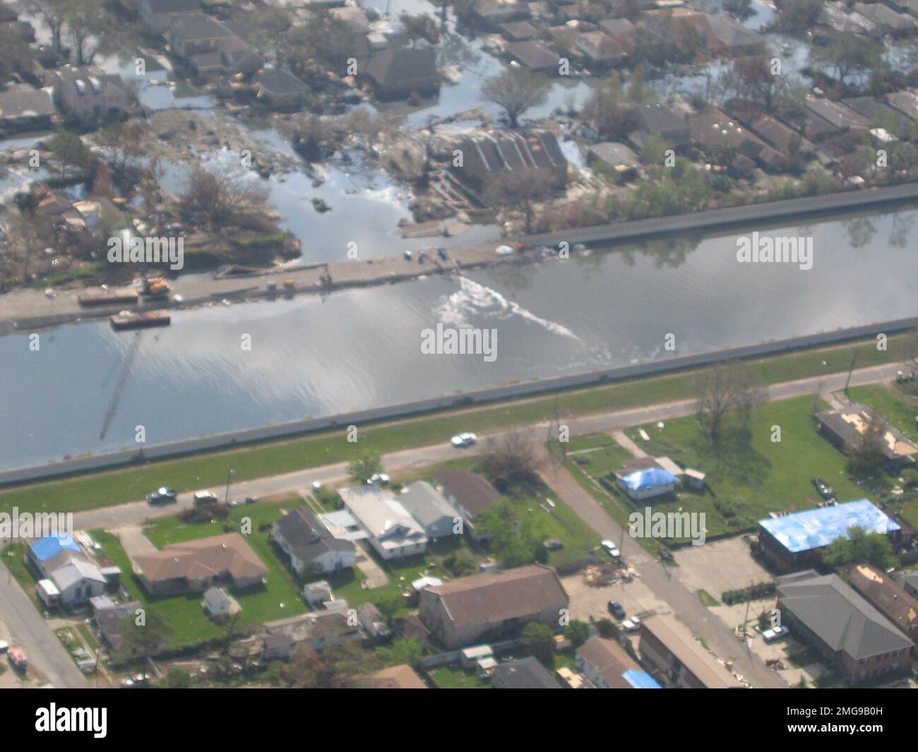 Aerial and Satellite Images - 26-HK-19-61. Hurricane Katrina Stock ...