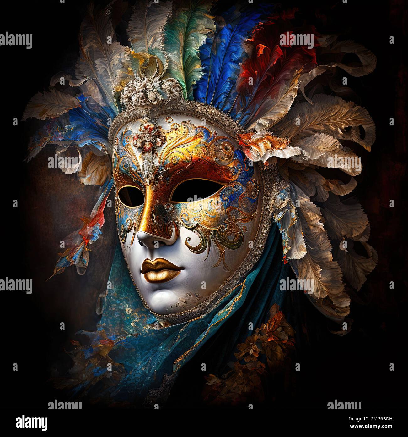 Ai generated mask hi-res stock photography and images - Alamy
