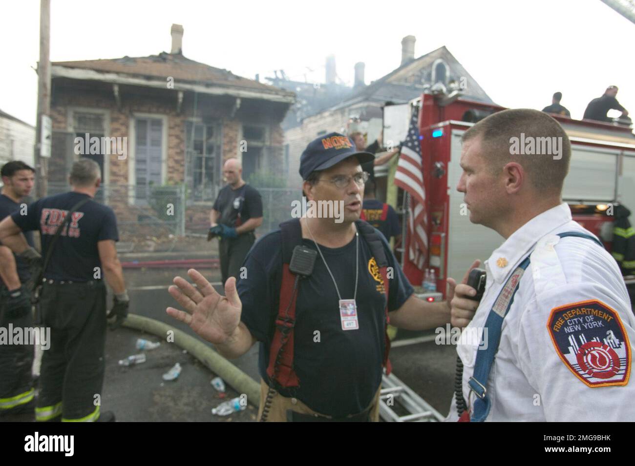 Aftermath - New Orleans Fire Department - 26-HK-40-19. Hurricane ...
