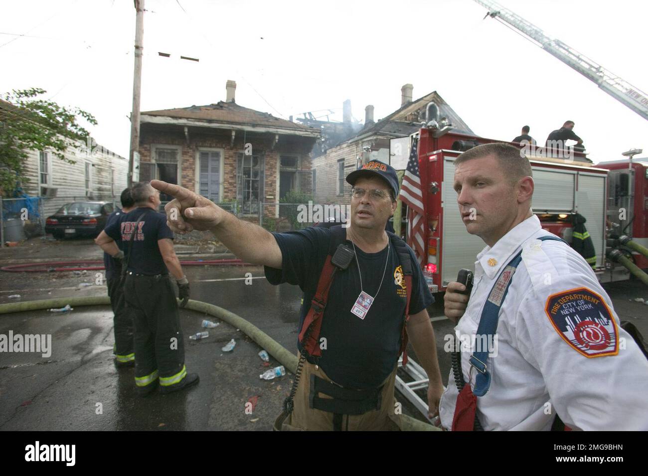Aftermath - New Orleans Fire Department - 26-HK-40-12. Hurricane ...