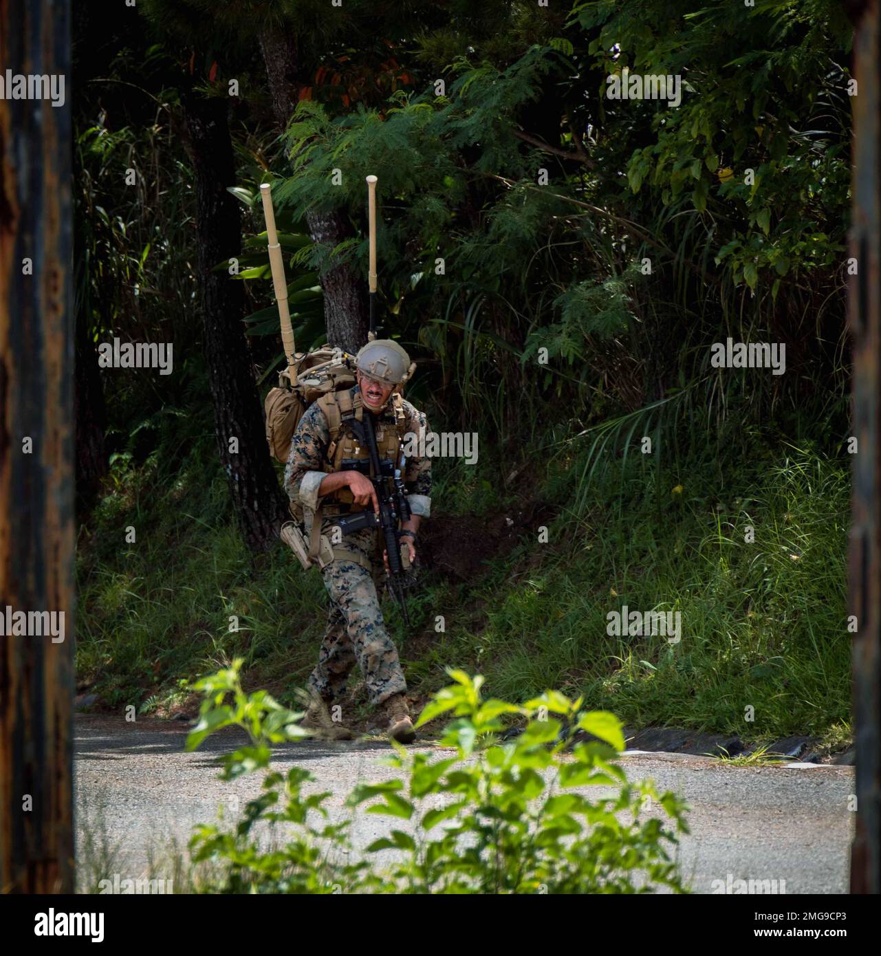 U.S. Marine Corps Sgt. Jalen Riddle, an Explosive Ordnance Disposal ...