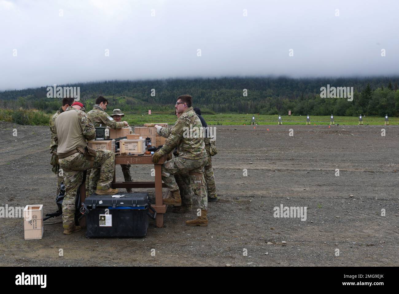 U.S. Air Force tactical air control party specialists assigned to ...