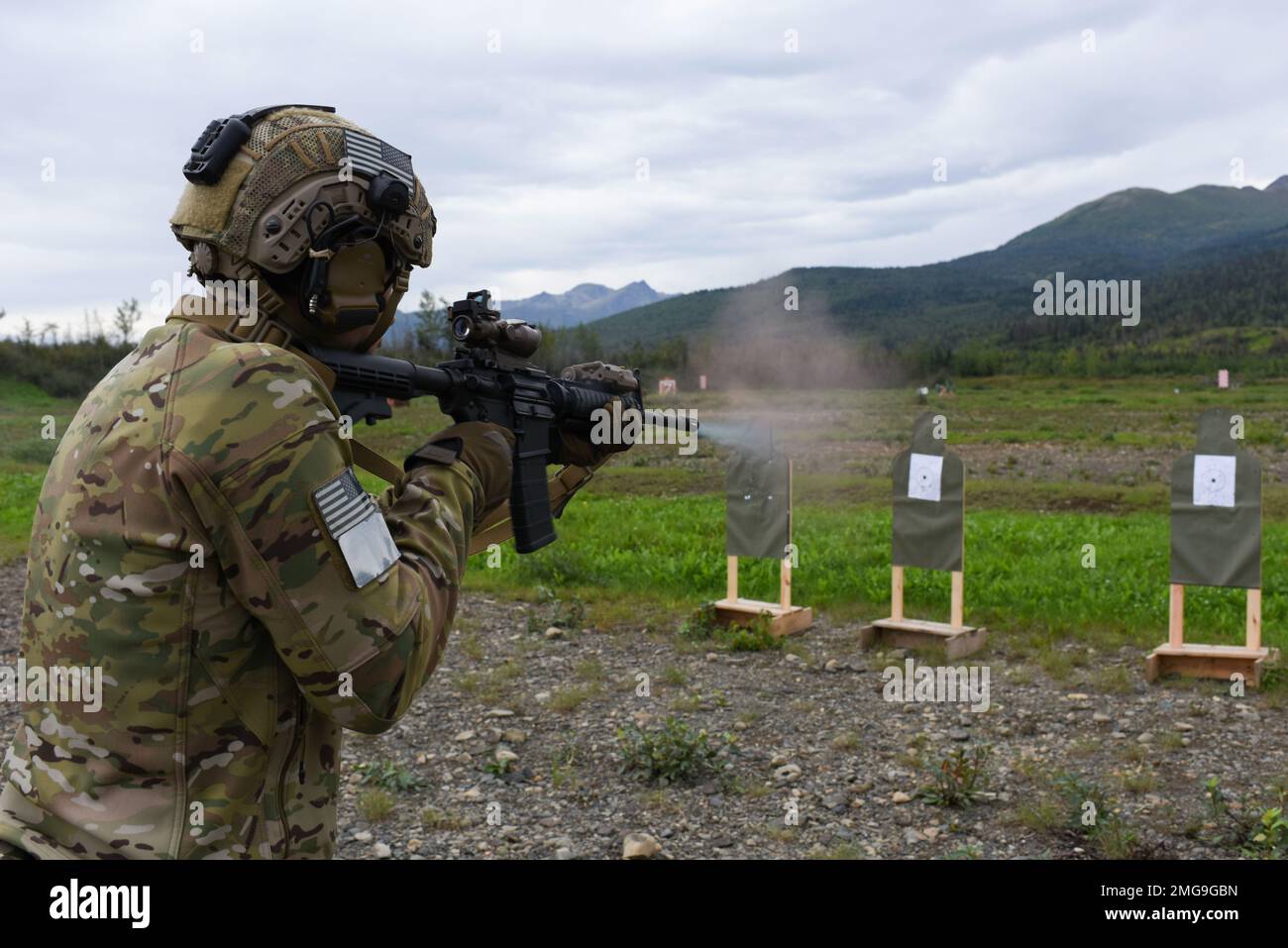 U.S. Air Force Staff Sgt. Benjamin Leavitt, a tactical air control ...