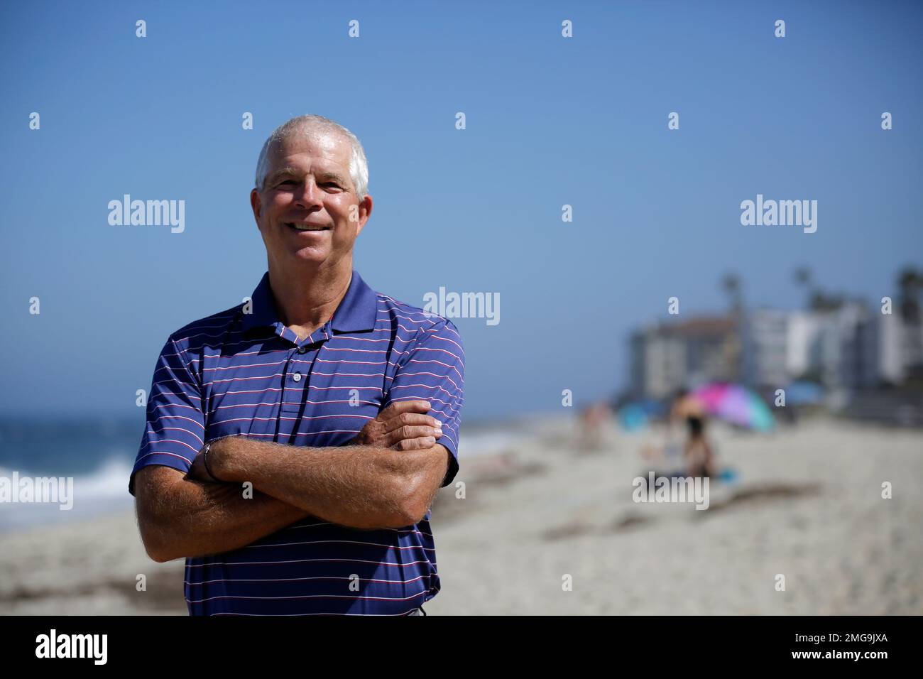 Peter Schnugg stands for a portrait along the beach Friday, July 31 ...