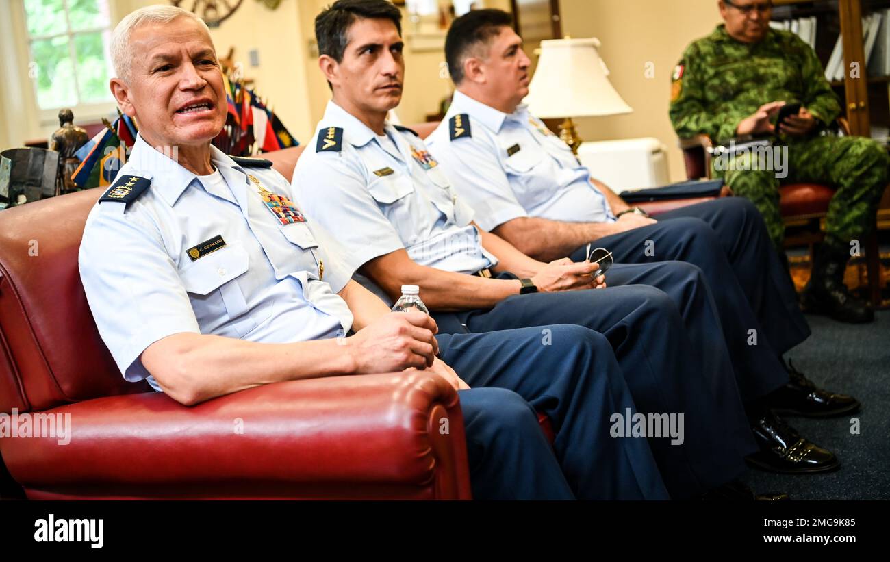 Inter-American Defense College Leadership Welcomes Ecuadorian Air Force ...