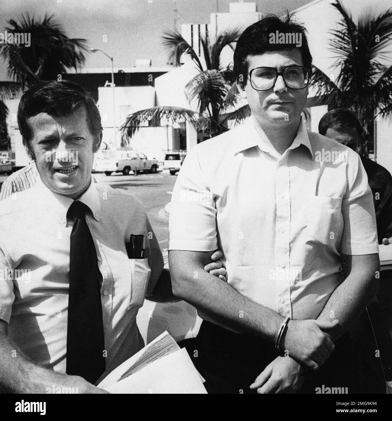 Steven Benson, escorted by Collier County Sheriff Lt. Harold Young, was ...