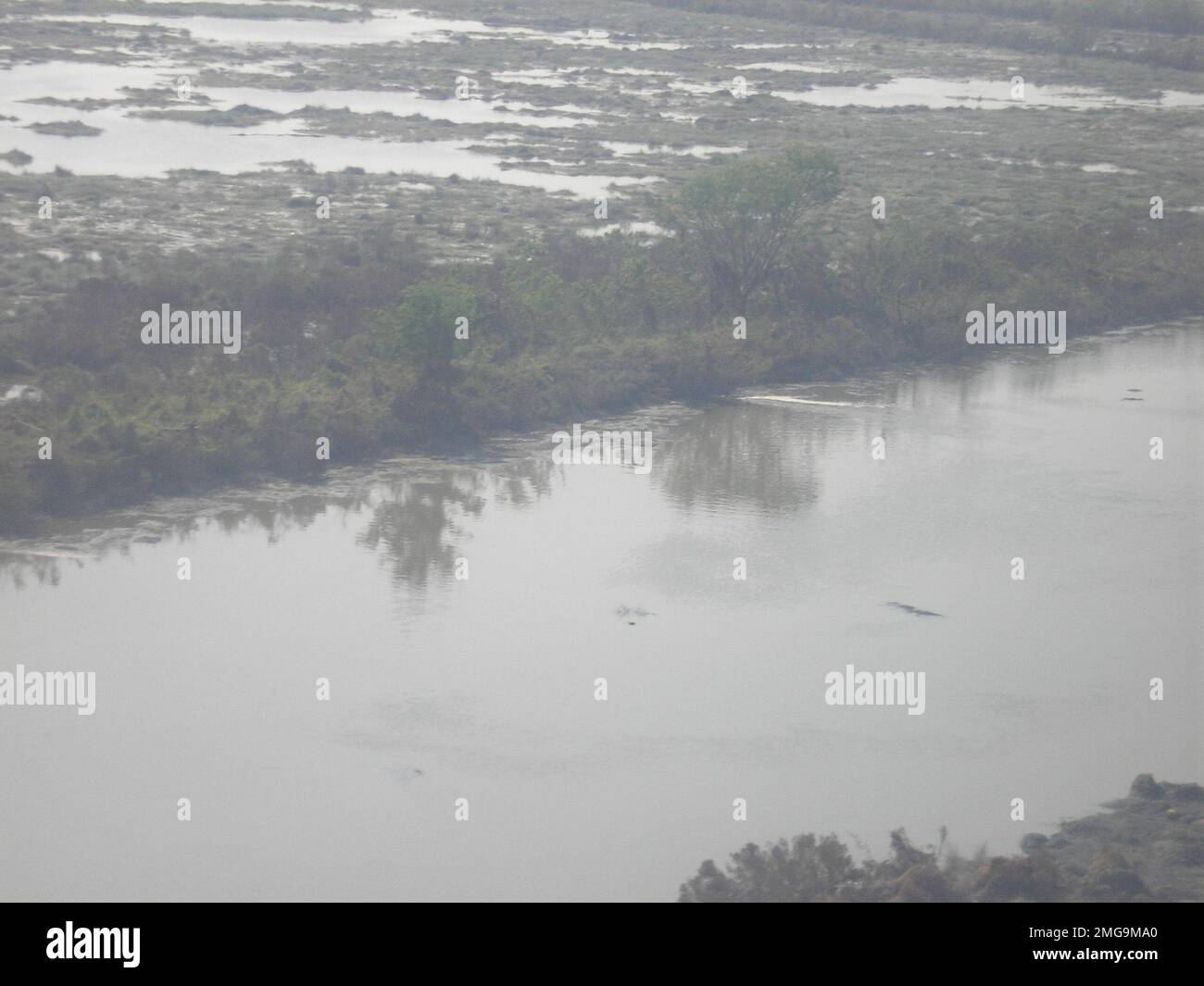 Pollution - ESU St. Louis Response - North Bass - 26-HK-229-169. AERIAL ...