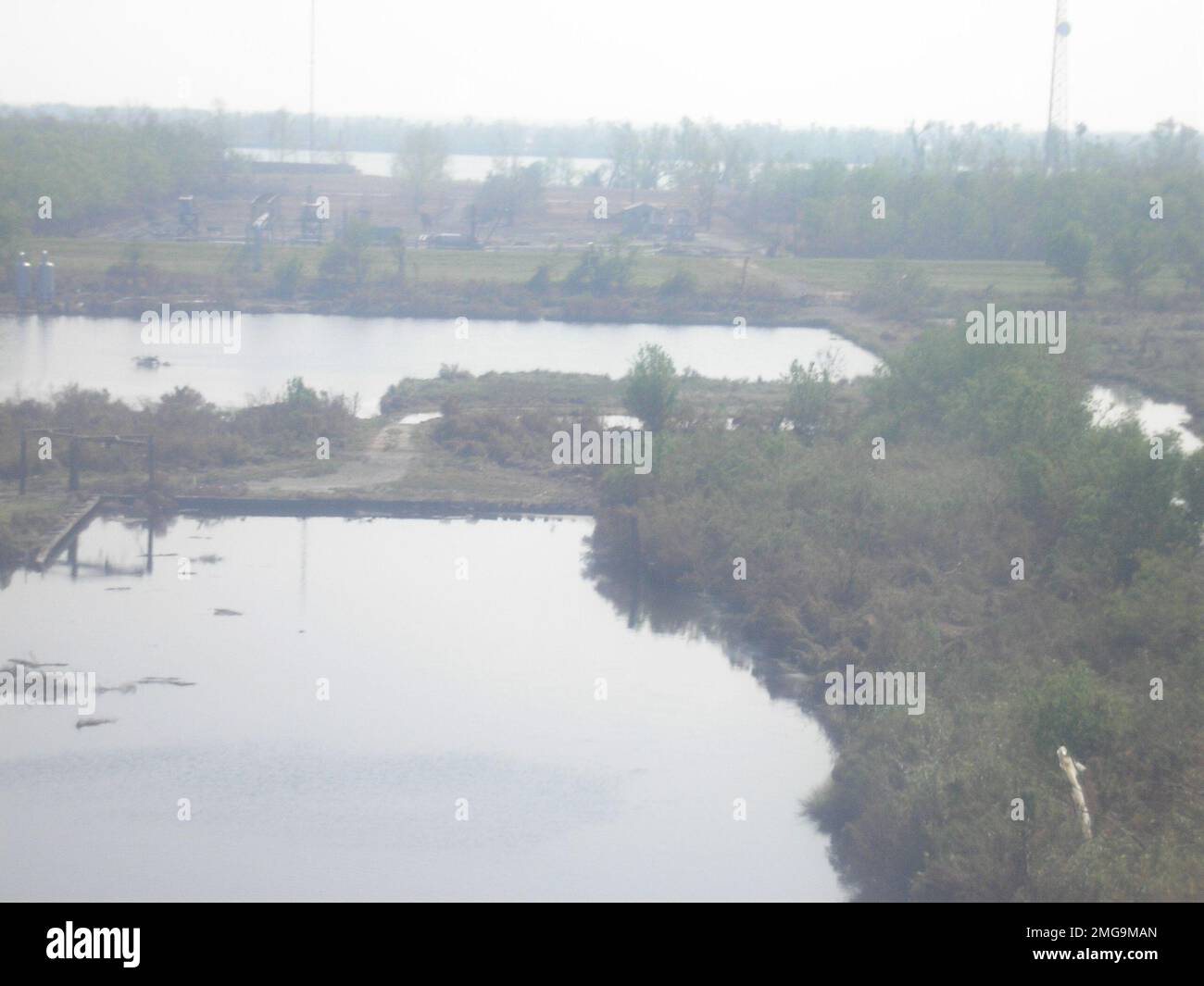 Pollution - ESU St. Louis Response - North Bass - 26-HK-229-180. AERIAL ...