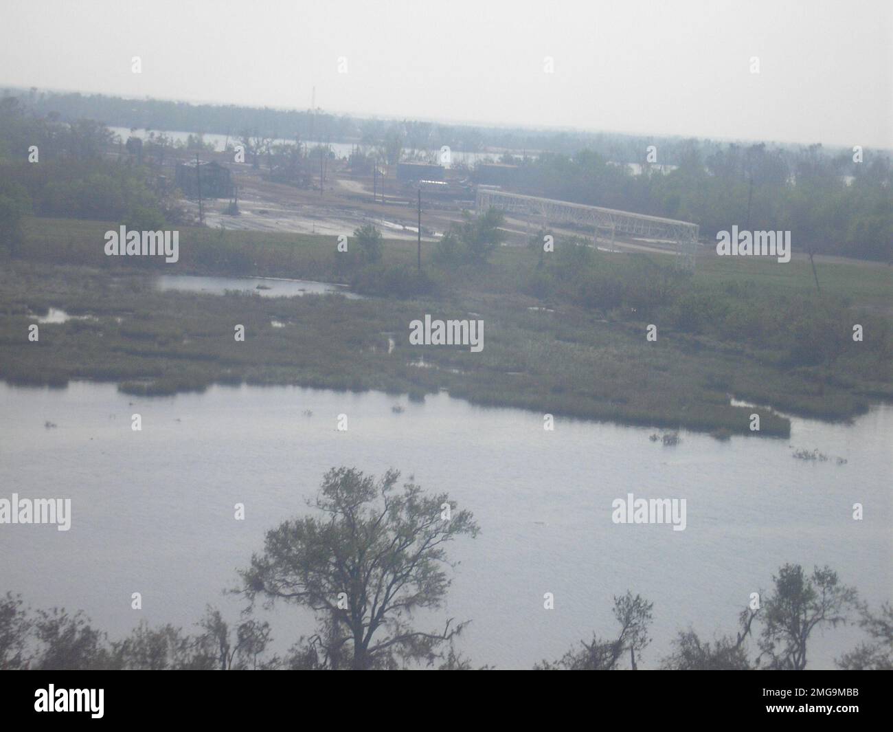 Pollution - ESU St. Louis Response - North Bass - 26-HK-229-182. AERIAL ...